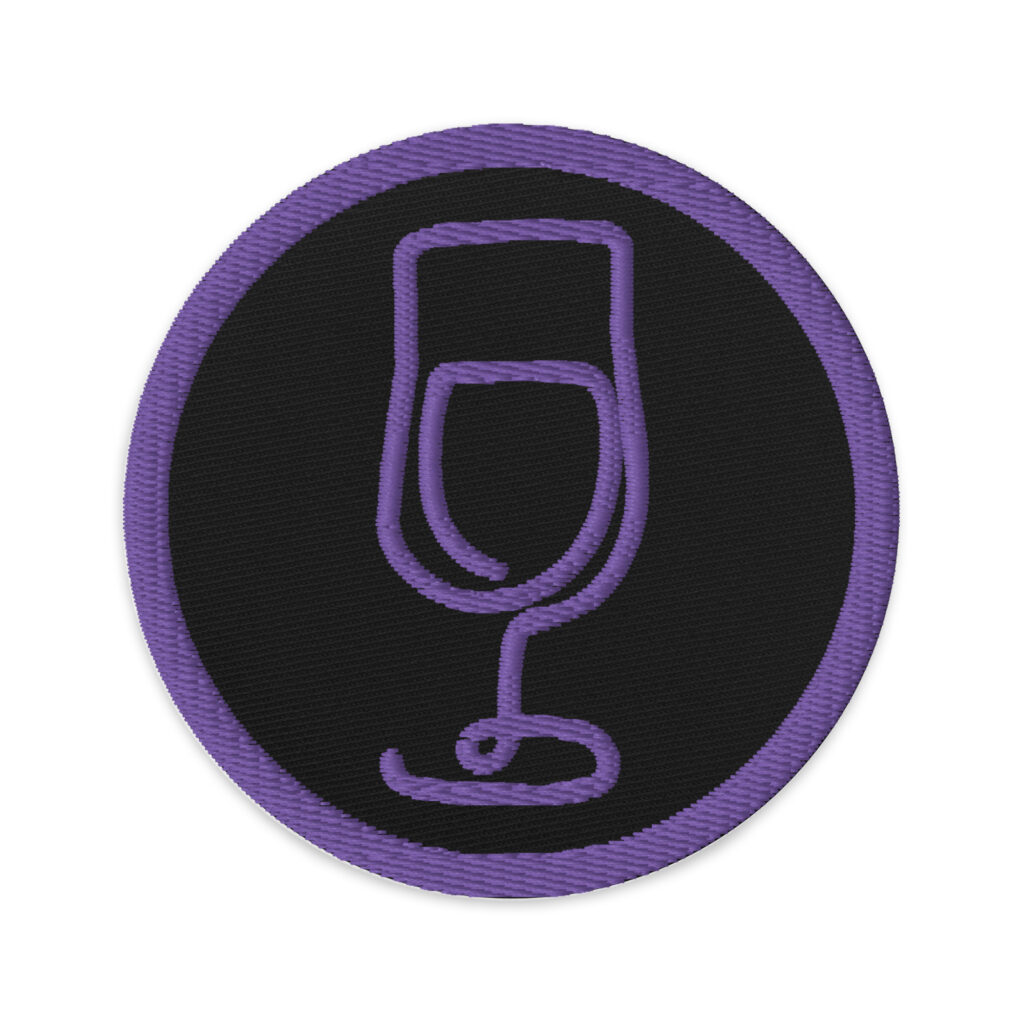 Wine Glass Embroidered patches – Dream C.U.C.