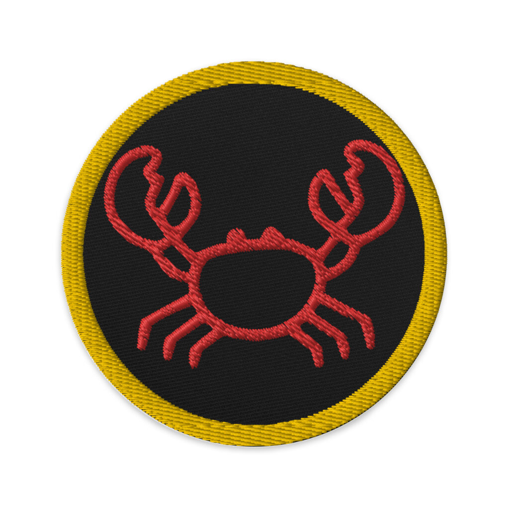 Crab Embroidered Patch – Dream C.U.C.
